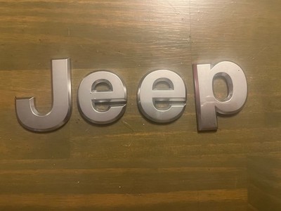 Jeep emblem letters badge symbol Patriot Wrangler OEM Factory Genuine ...