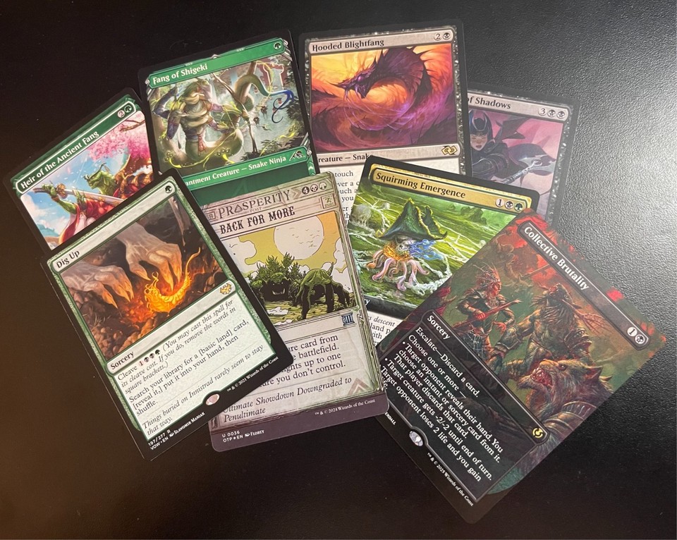 EDH The Swarmweaver Black-Green Insect/Spider Budget Commander Deck MTG ...