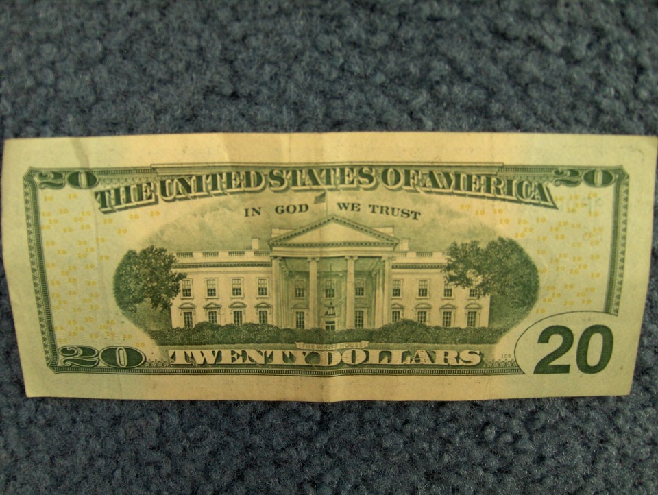 U.S. TWENTY DOLLAR NOTE WITH COOL LOW SERIAL NUMBER! 007! **FREE ...