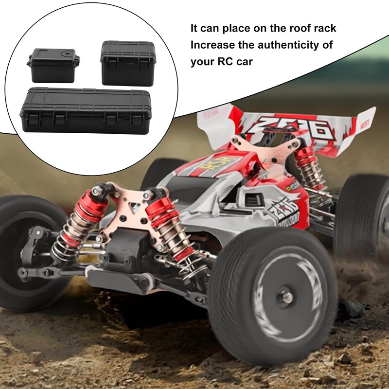 3Pcs Plastic Rc Car Storage Box Decoration Tool for Trx4 Axial Scx10 ...