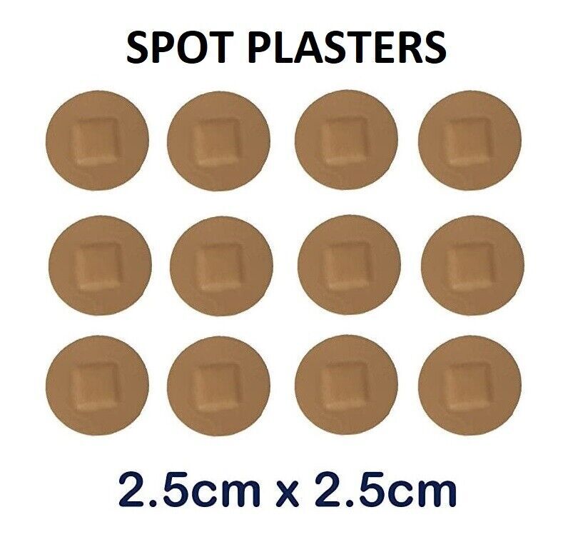 Steroplast Spot Plasters Sterile Washproof 2.5cm Cuts & Wounds Hypo ...