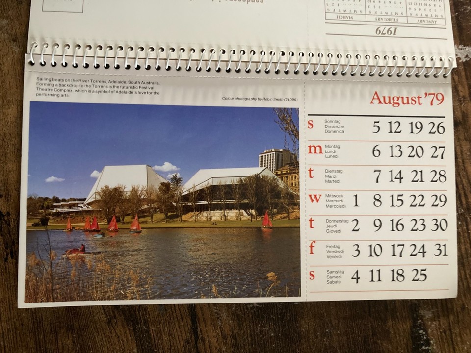 Australian Desk Calendar 1979 Australia postcards FREE UK POSTAGE | eBay UK