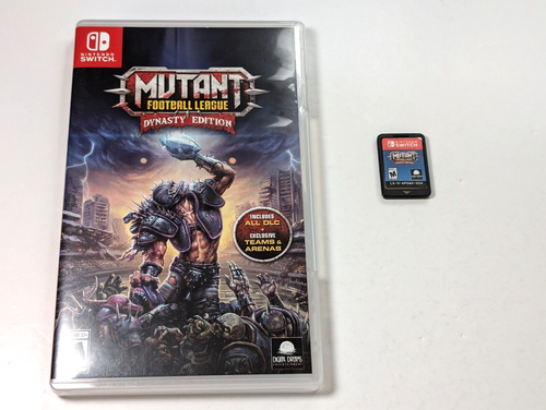 Mutant Football League Dynasty Edition Nintendo Switch with case | eBay