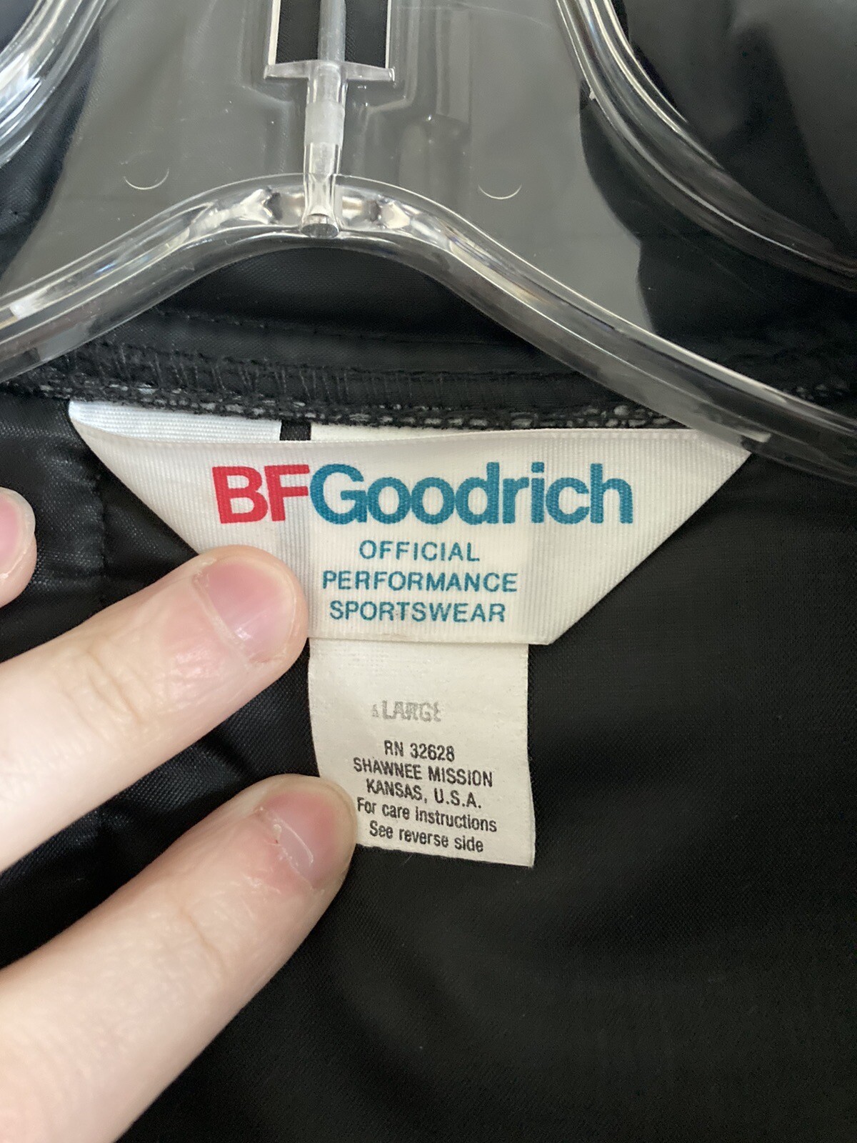 BF Goodrich T/A Radials Puffer Coat Jacket Black Whit… - Gem