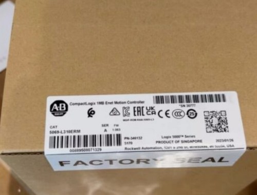 BRAND NEW AB 5069-L310ERM Allen Bradley CompactLogix 1MB Enet Motion ...