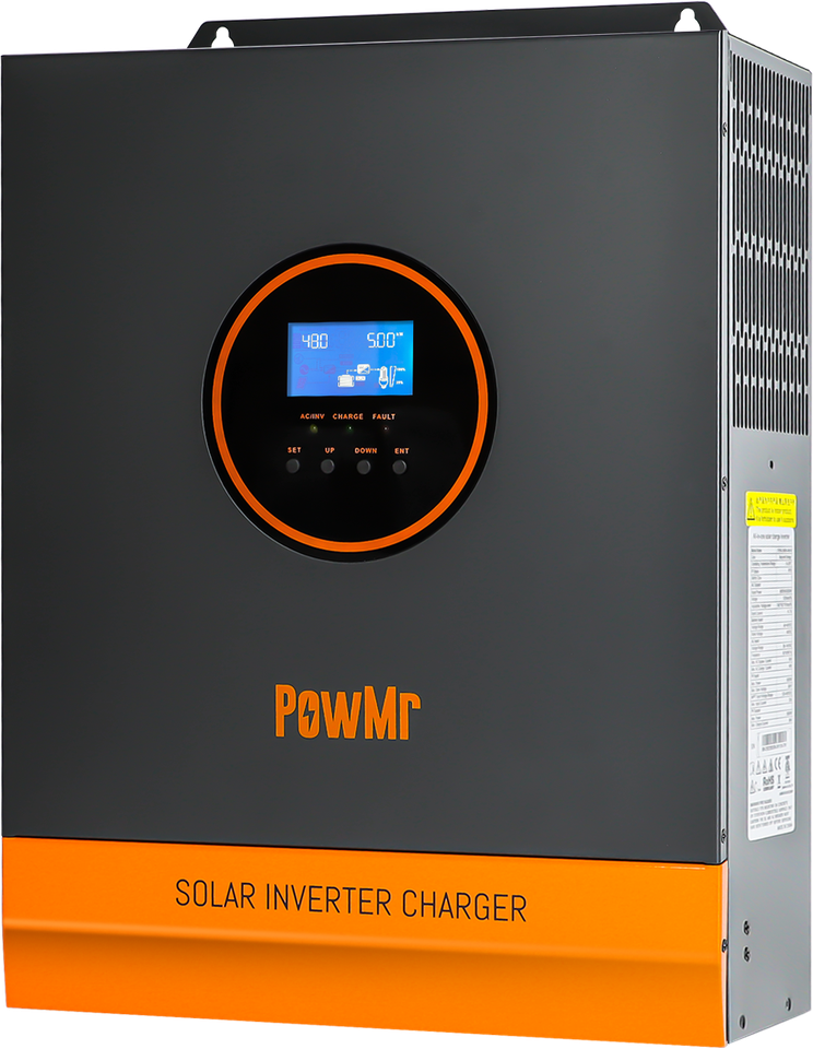 3200W 24V Solar Hybrid Inverter 110/120V AC 100A MPPT Charge Controller ...