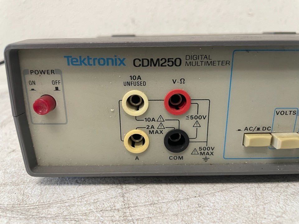 Tektronix CDM250 Digital Multimeter – Handheld Test Meter, Vintage | eBay