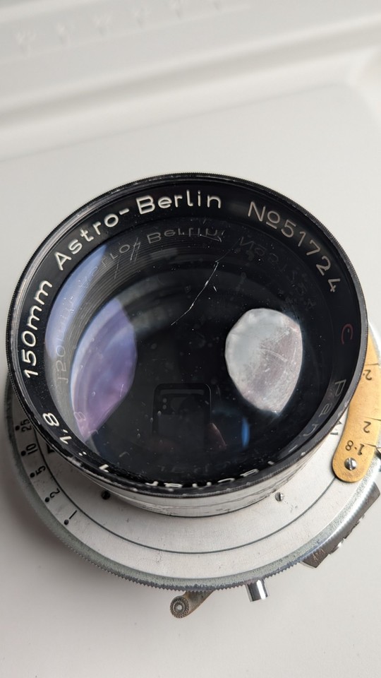 Astro Berlin Pan-Tachar 150mm f/1.8 Lens In Ilex Universal No 5 Shutter ...