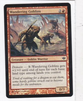 MTG: Conflux: Foil: Wandering Goblins | eBay