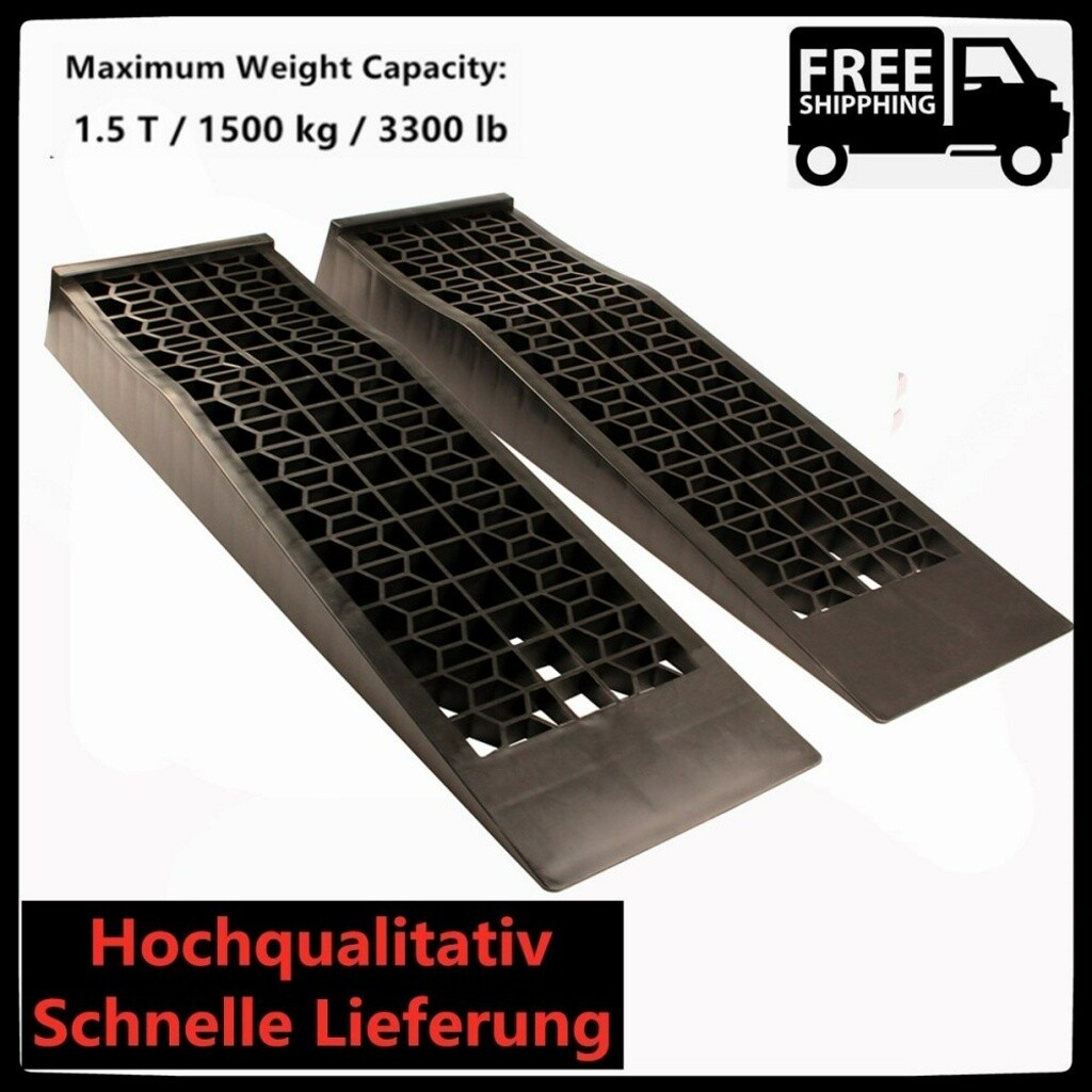 1 Paar Plastik Auffahrrampen Extra Flache Kunstoff Rampe Plastic ramp 3 ...