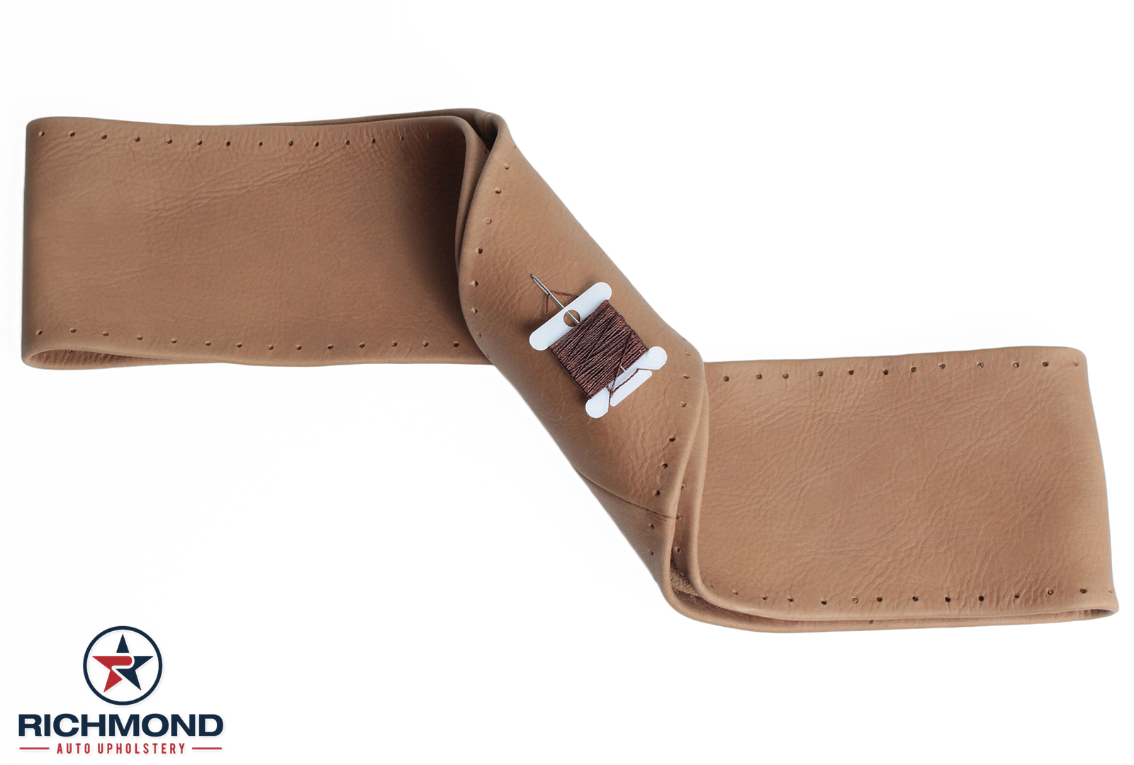 2004-2008 Ford F-150 King Ranch F150-Leather Steering Wheel Cover , Raw ...