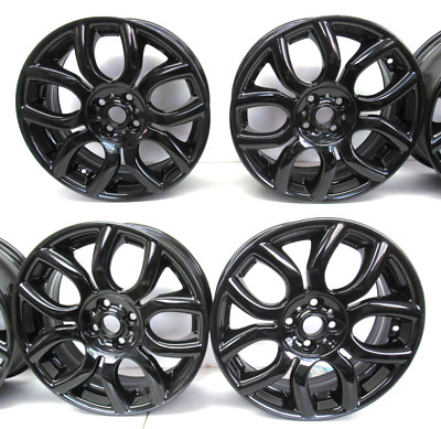 REFURBISHED - MINI 17" Inch Flame Spoke R97 Gloss BLACK Alloy Rims ...