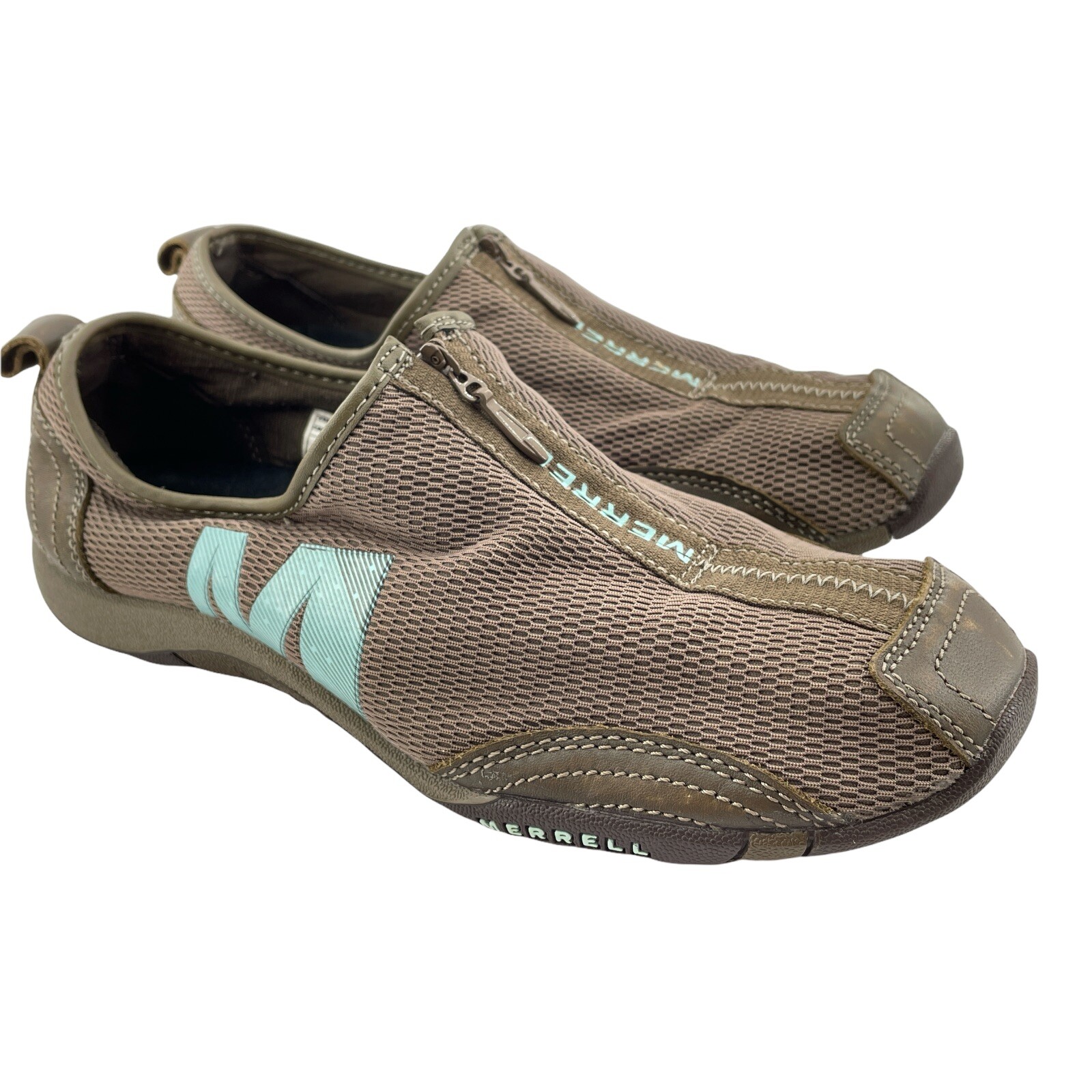 Merrell Women’s Barrado Comfort Sneakers Canteen Eggshell Blue Size 8 ...