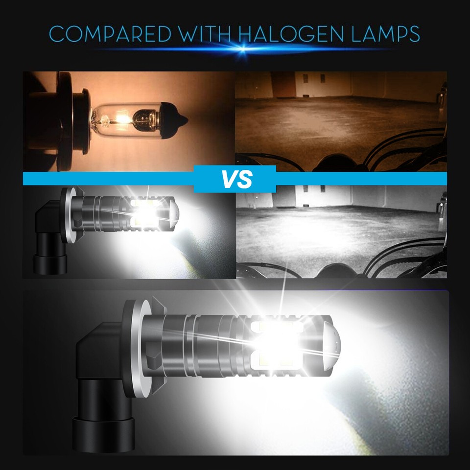 2X LED Headlight Bulbs Fit For Polaris 4010253 Sportsman 400 450 500 ...