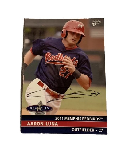 2011 MultiAd Sports Memphis Redbirds Aaron Luna #22 | eBay