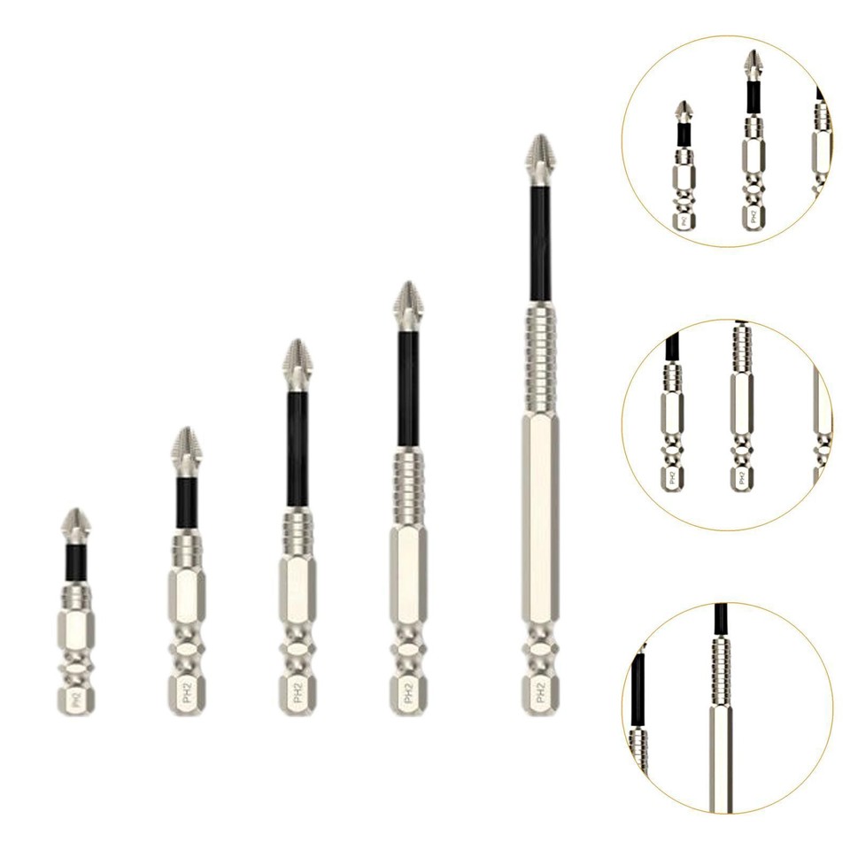 5x Screwdriver Drill Electric Screwdriver Set Tool Impact Resistant ...
