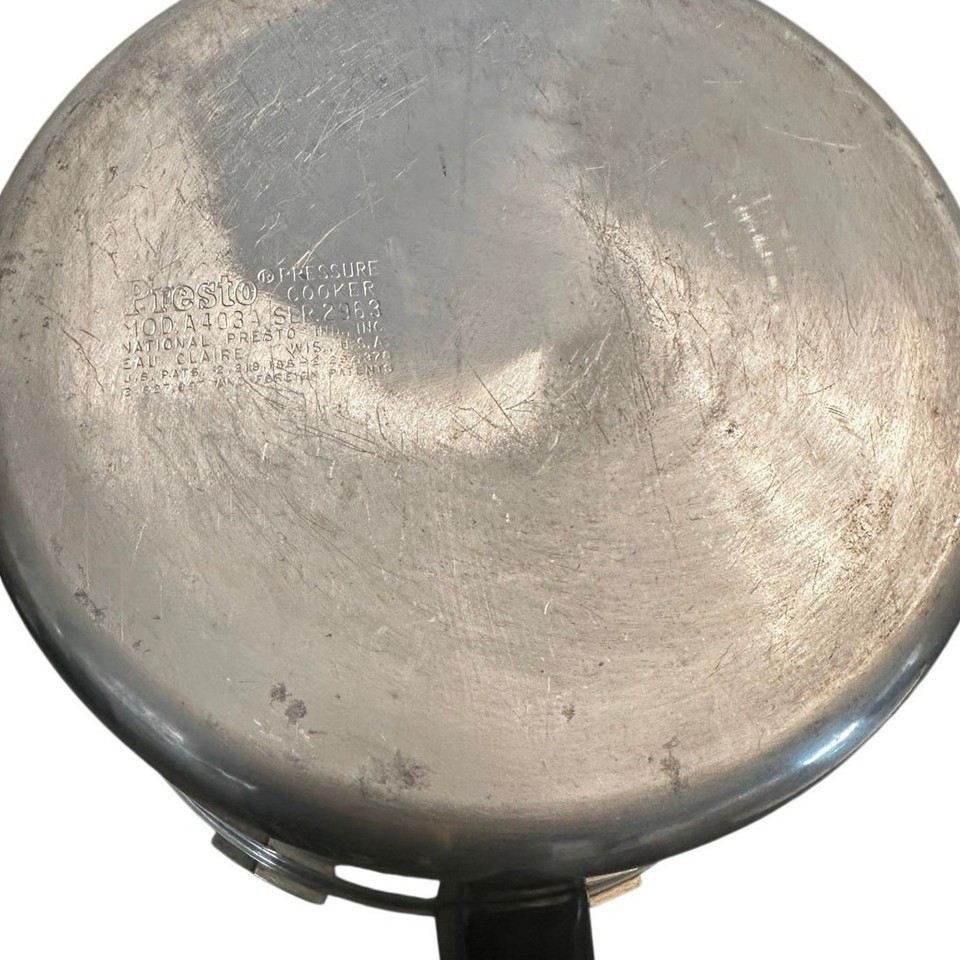 Presto 4 QT A403A Vintage Pressure Cooker with Rack and Jiggler-Nice | eBay