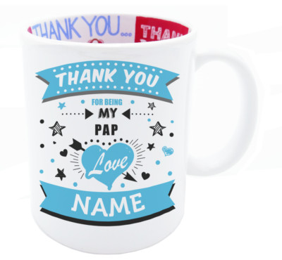 Pap Custom Personalised Coffee Tea Gift Mug Birthday Christmas Keepsake ...