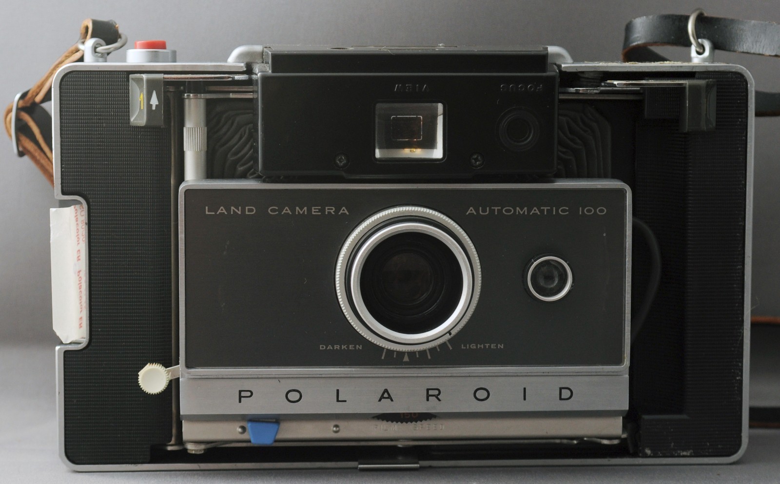 POLAROID Land CAMERA Automatic 100 VINTAGE FILM Folding Bellows Instant ...