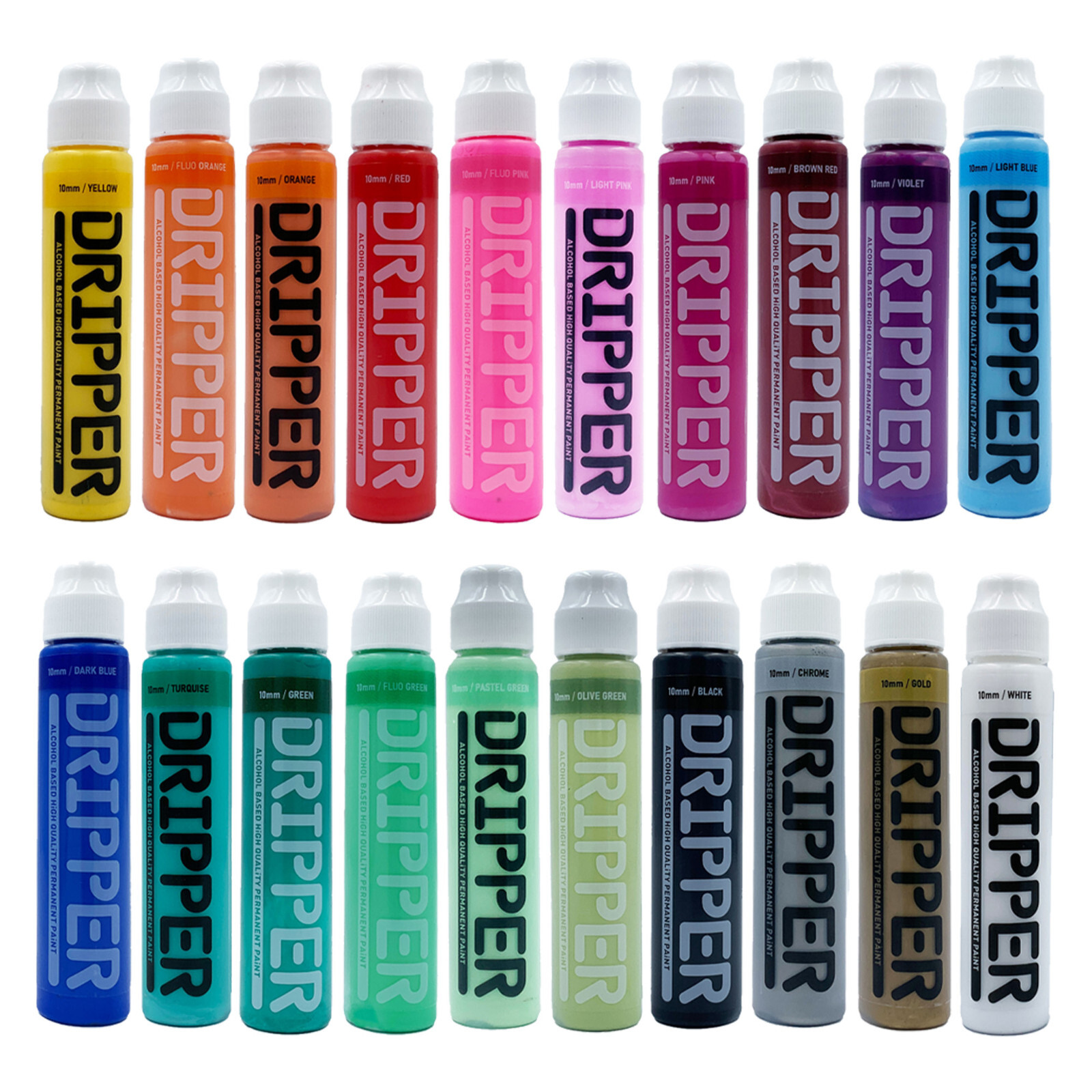 Dope Dripper 10mm - Squeezer Drip Permanent Paint Marker Pen - 20 ...