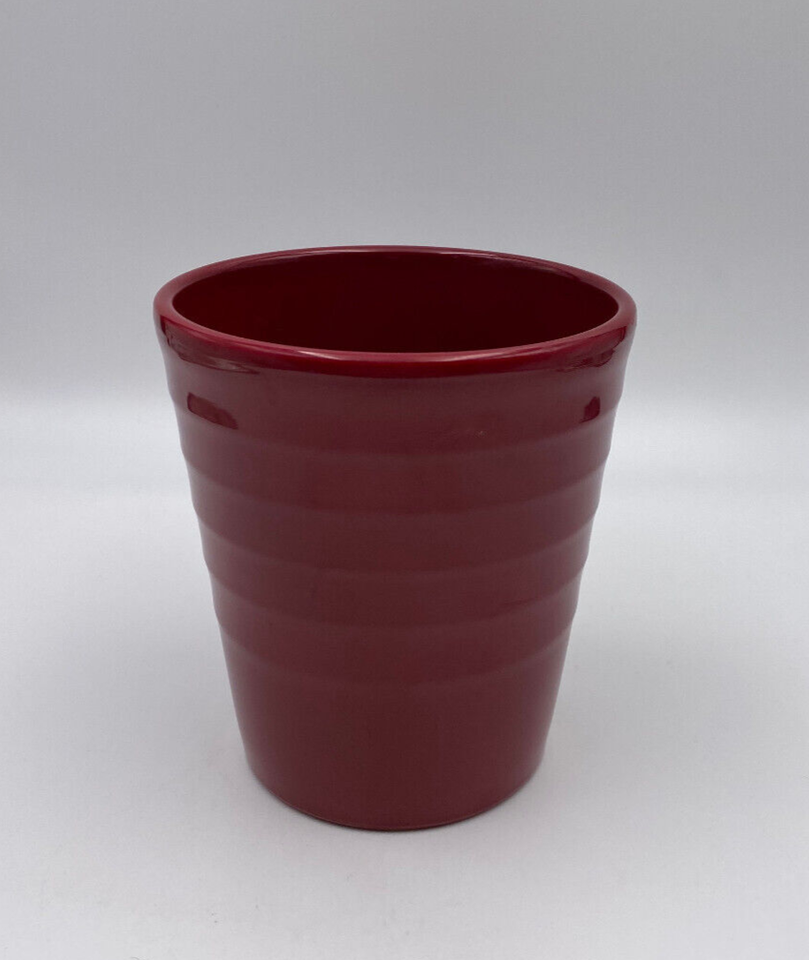 Ceramic Red Glazed Planter Pot Vase Made in Germany | eBay