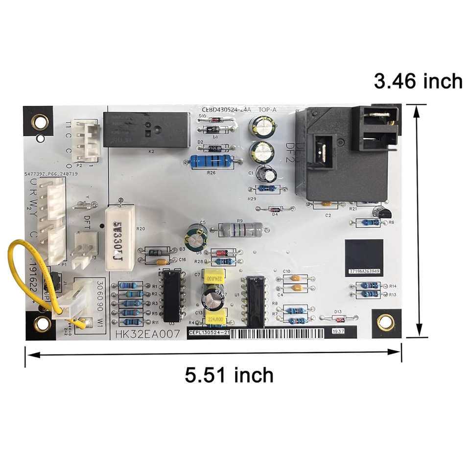 HK32EA001/HK32EA007 DEFROST CONTROL BOARD REPLACES 1173636,1177927 ...