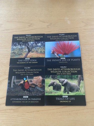 David Attenborough Wildlife Collection Daily Mail DVD 4 discs | eBay