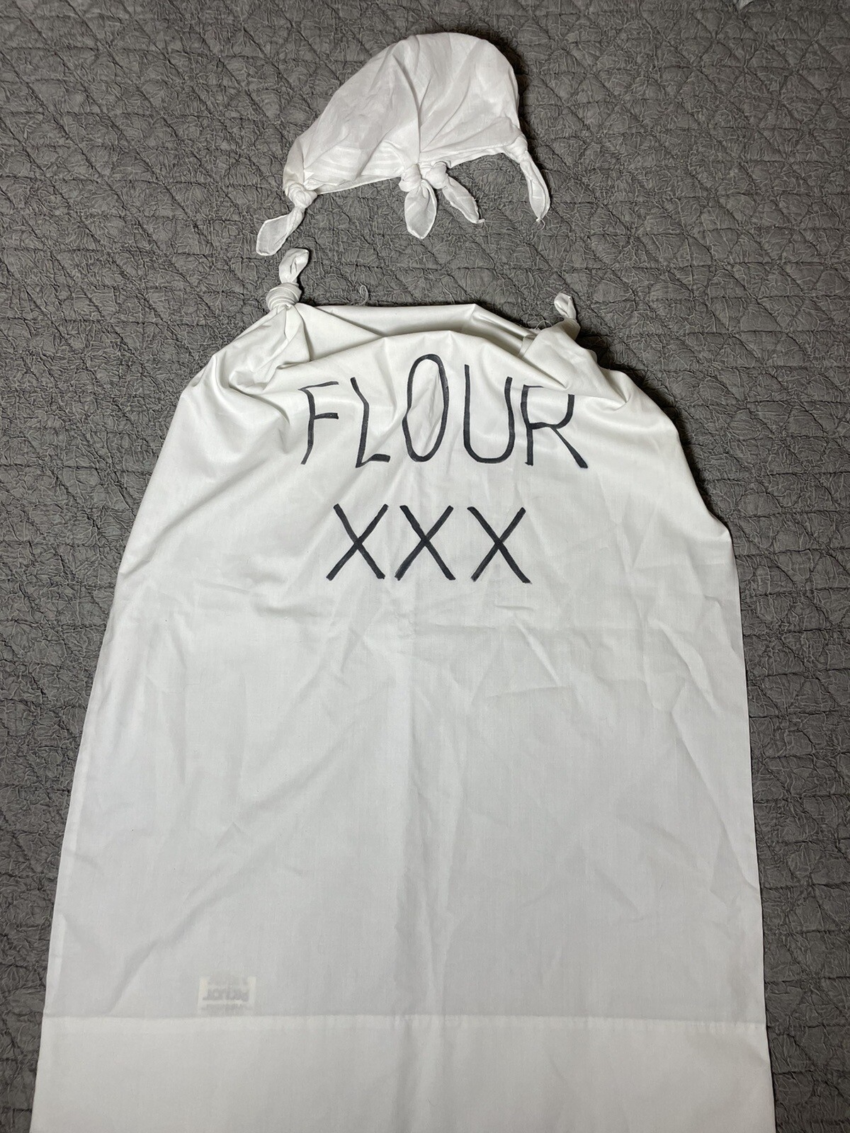 Vintage 70s Sack Of Flour Costume Size 18-24M White Halloween Cosplay ...