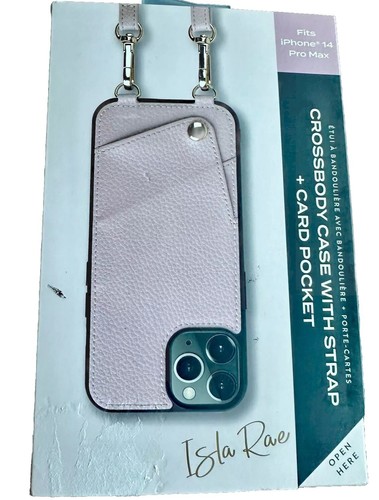 ISLA RAE - iPhone 14 Pro Max Crossbody Case With Strap + Card Pocket ...