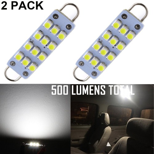 LED 44MM 561 562 Map Light Bulbs Dome Light Interior Overhead Inside ...