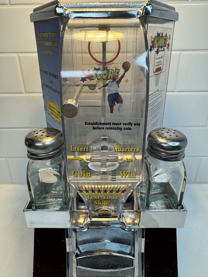 Hansung Coin-Op Candy Skill Game Machine–Basketball Arcade–2000s–Works ...