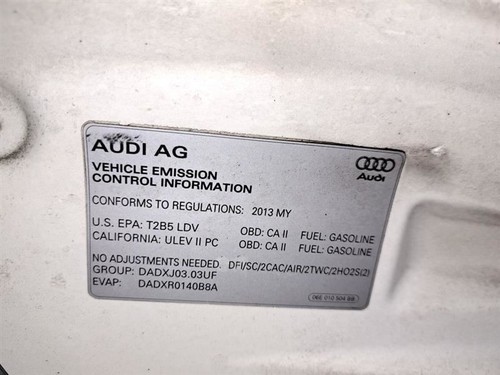 Rh Passenger Side 2013 S5 Audi Strut Sku#4011726 | eBay