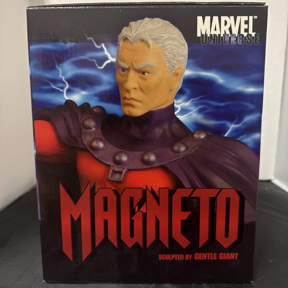 Authentic 2005 MAGNETO Bust X-Men Marvel Diamond Select Gentle Giant ...