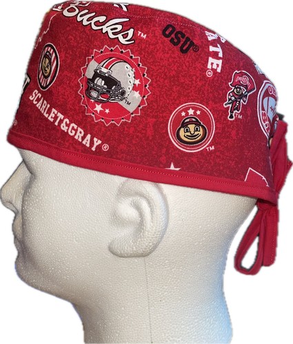 NCAA Ohio State University Buckeyes Scrub Hat Chemo Cap | eBay