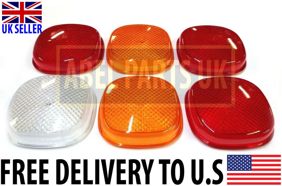 JCB PARTS - REAR LAMP 6 LENS SET (PART NO. 700/50072, 700/50073, 700/ ...