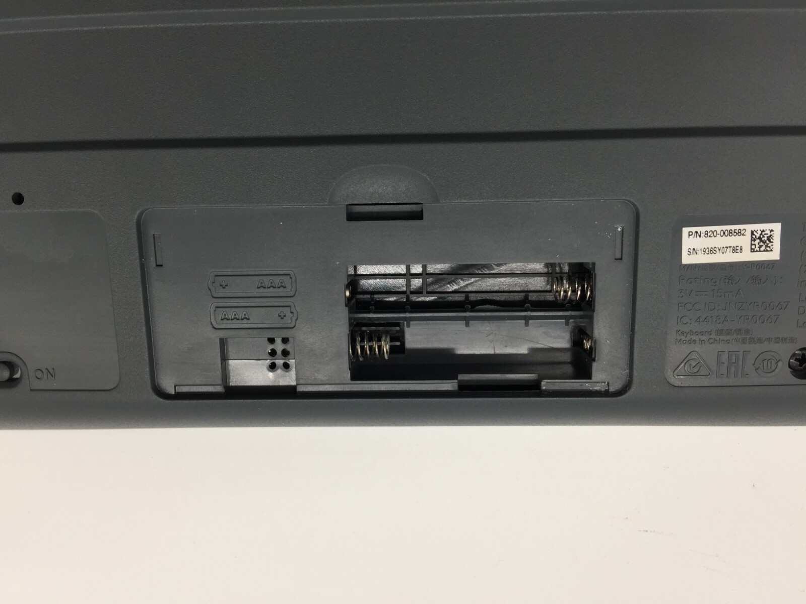 Logitech Wireless Black Keyboard Only No Receiver Y-R0067 FREE S/H | eBay