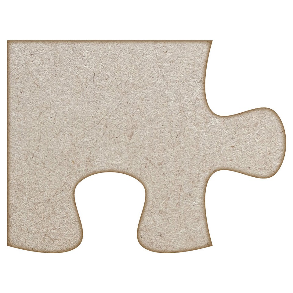 Puzzle Pieces & Complete Jigsaw MDF Laser Cut Craft Blanks in Various ...