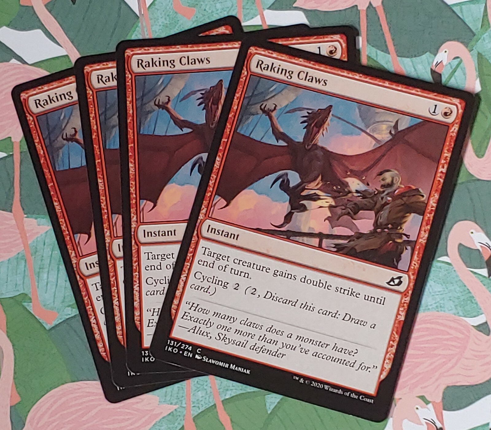 4 RAKING CLAWS ~mtg NM-M Ikoria Com x4 | eBay