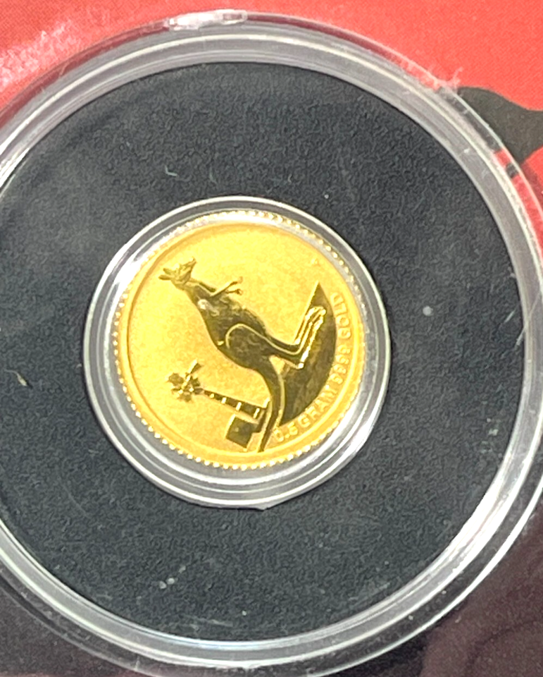 2012 Mini Roo Kangaroo Gold Coin 0.5g .9999 Fine AU Perth Mint #627B | eBay