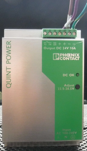 Phoenix Contact / Quint- PS - 100-240AC/24DC/ 10 / Power Supply 24VDC ...