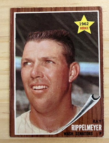1962 HIGH GRADE Topps Ray Rippelmeyer Washington Senators #271 Rookie ...