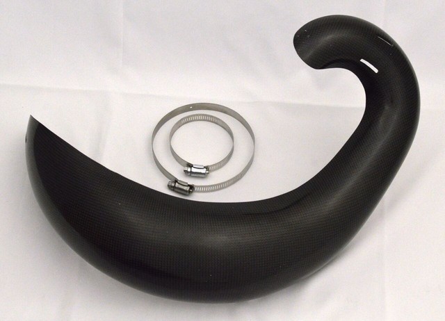 Enduro Engineering Carbon Fiber Exhaust Pipe Guard for KTM 250/300 2003 ...