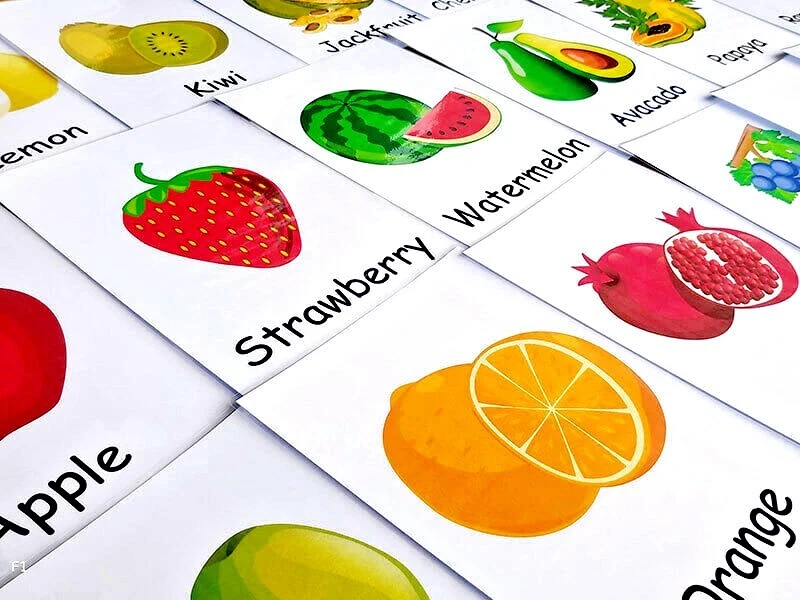 Printable Vegetable Flash Cards