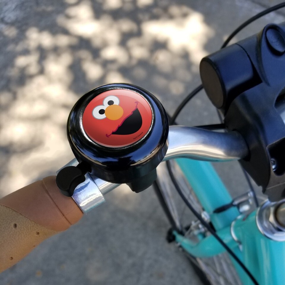 Sesame Street Elmo Face Bicycle Handlebar Bike Bell | eBay