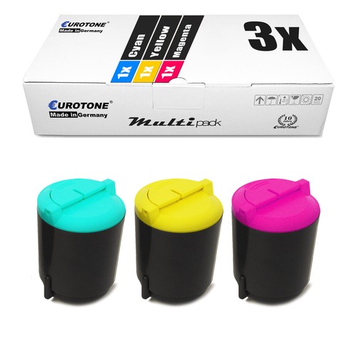 3x ECO Toner Replaces Samsung CLP-C300A CLP-M300A CLP-Y300A C300A M300A ...