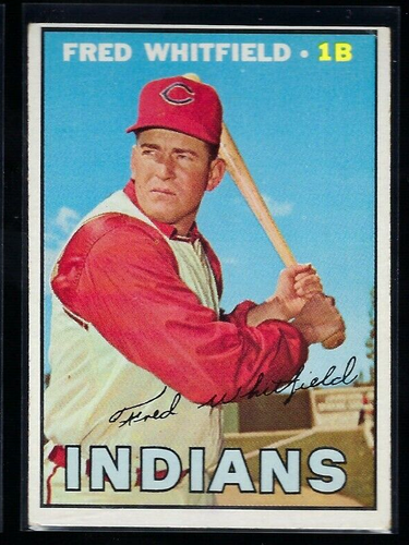 1967 Topps #275 - FRED WHITFIELD - Cleveland Indians | eBay