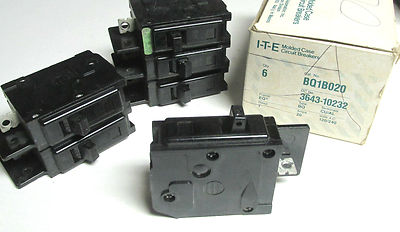 * ITE/Siemens 1P,20A Circuit Breakers Cat# BQ1B020 ...(Box of 6) .. YH ...