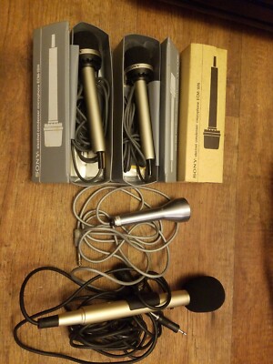 vintage microphone lot ! sony, voice of music, dak | eBay