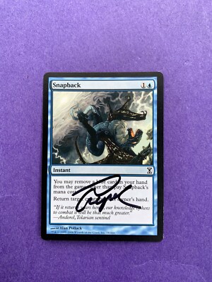 MTG Magic Snapback Signed Artist Proof X1 Time Spiral Alan Pollack | eBay
