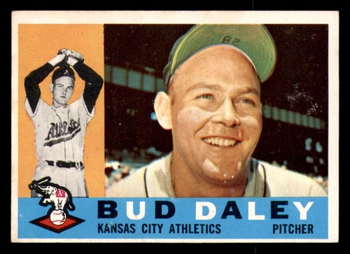 1960 Topps #8 Bud Daley Ex-Mint Athletics ID:357573 | eBay